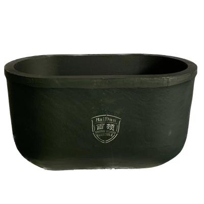 China J&J Casting Clay Graphite Crucible - 119 W/mK Thermal Conductivity, Excellent Thermal Shock Resistance for Metal Casting for sale