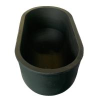 China 15.5kg Capacity Graphite Clay Crucible for Metal Melting - 1650°C Maximum Temperature, Cylindrical Design for sale