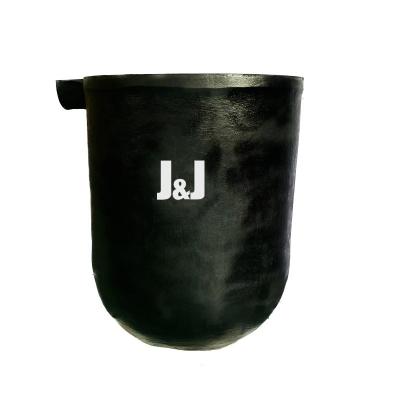 China Zinc Melting Crucible 150kg Capacity with 1650°C Temperature Resistance for Industrial Metal Processing for sale