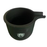 China 150kg Capacity Graphite Crucible for Gold Melting and Jewelry Making - High Heat Resistance Black Design for sale