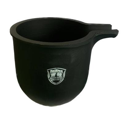 China Industrial Zinc Melting Crucible 150kg Capacity with 1650°C Temperature Resistance for Metal Processing for sale