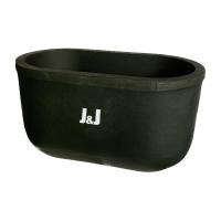 China Industrial Oval Silicon Carbide Graphite Crucible for Metal Melting 40-50 W/mK Thermal Conductivity for sale