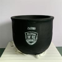 China Baidun Silicon Carbide Graphite Crucible 1600°C Max Temperature 2.21-2.25 g/cm³ Density For Non-Ferrous Metal Melting for sale