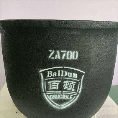China Silicon Carbide Graphite Crucible for Silver Melting - 1600°C Max Temperature, 2.21-2.25 g/cm³ Density for sale