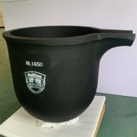 China Silicon Carbide Graphite Crucible for Metal Smelting - 2200°C Max Temperature, 500+ Thermal Cycles for sale