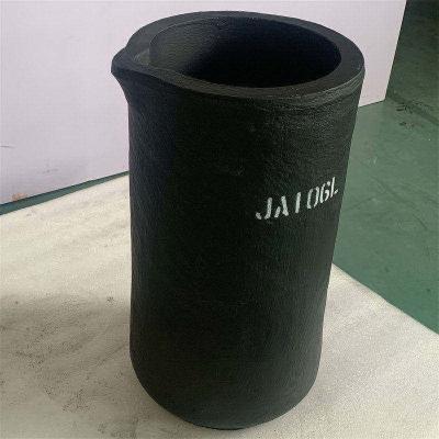 China Silicon Carbide Graphite Crucible with Pouring Nozzle - 40-50 W/mK Thermal Conductivity for Non-Ferrous Metal Melting for sale