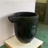 China Silicon Carbide Graphite Crucible with Spout Design for Non-Ferrous Metal Smelting up to 1600°C for sale