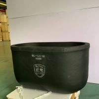 China High Performance Elliptical SiC Graphite Crucible Optimized for Smelting Recycling for sale