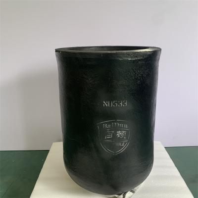 China Silicon Carbide Graphite Crucible for Gold Melting - 1600°C Max Temperature, 2.21-2.25 g/cm³ Density for sale