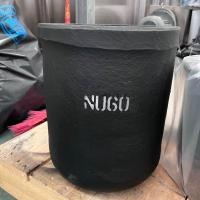 China 100-500 kg SiC Graphite Crucible for Metal Melting | 1600℃ Max Temperature | 2.21-2.25 g/cm³ Density for sale