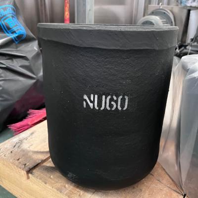 China 100-500 kg SiC Graphite Crucible for Metal Melting | 1600℃ Max Temperature | 2.21-2.25 g/cm³ Density for sale