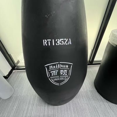 China Silicon Carbide Graphite Crucible for Copper Melting - 1600°C Max Temperature, 2.21-2.25 g/cm³ Density for sale