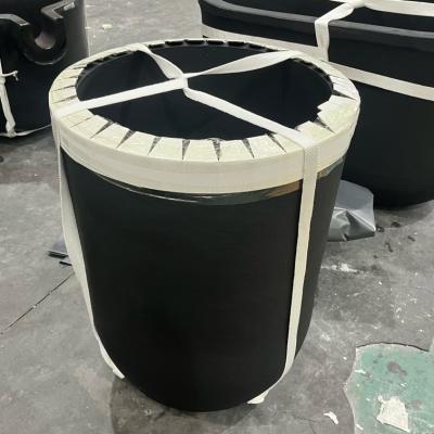 China SiC Graphite Crucible for Copper Melting 1600C High Thermal Conductivity Cylindrical for sale