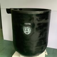 China Reduced Operating Costs Silicon Carbide Graphite  Crucible With Pouring Nozzle for sale