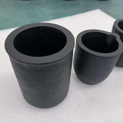 China Silicon Carbide Graphite Crucible for Gold Melting High-Temperature Resistance for sale
