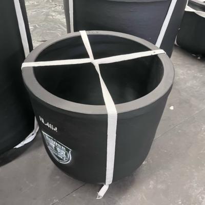 China Outstanding Corrosion And Oxidation Resistance Silicon Caibide Graphite Crucible for sale