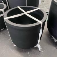 China Vacuum Melting Silicon Carbide Graphite Crucible for High Purity Superalloy Processing for sale