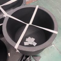 China Preheating Optimized SiC Graphite Crucible 1500°C Thermal Shock Prevention for Foundries for sale