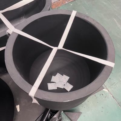 China Preheating Optimized SiC Graphite Crucible 1500°C Thermal Shock Prevention for Foundries for sale