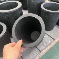 China Silicon Carbide Graphite Crucible for Gold Melting 1-100kg for sale