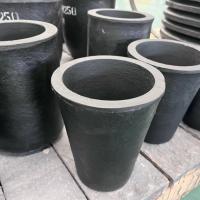 China Machine Pressed High Density Graphite Clay Crucible with Extended Service Life for sale