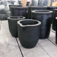 China Oil Fired Furnace Clay Graphite Crucible for Aluminum Alloy Die Casting 500kg for sale