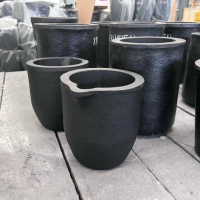 China Oil Fired Furnace Clay Graphite Crucible for Aluminum Alloy Die Casting 500kg for sale