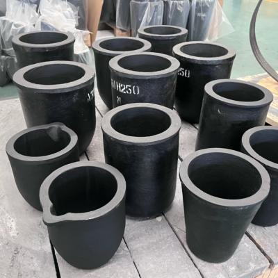 China Low Temperature 800-1200C Graphite Clay Crucible for Low Melting Point Alloy Processing for sale