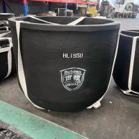 China Oval Shape Graphite Clay Crucible for Elongated Rectangular Furnace Chamber Design for sale