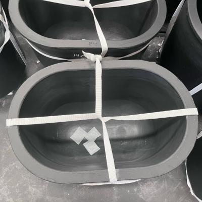 China Electrolytic Copper Cathode Melting SiC Graphite Crucible 1650C High Purity Refining for sale
