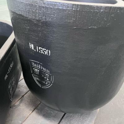 China Graphite Clay Crucible for Copper Melting 1600°C High Thermal Conductivity 2.21-2.25 g/cm³ Density for sale