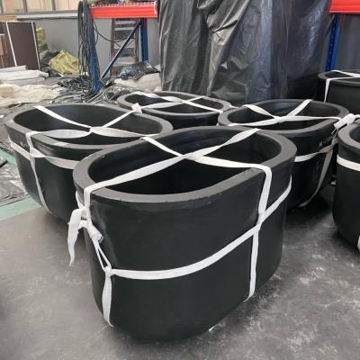China 50kg Medium Capacity Copper Melting Induction Crucible for Small Foundry Workshop for sale