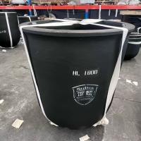 China 500kg Heavy Duty Copper Melting SiC Graphite Pot for Industrial Wire Cable Production for sale
