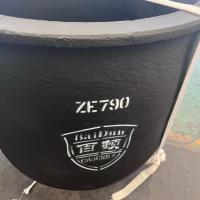 China Vacuum Melting Electronic Grade Copper SiC Graphite Crucible for Semiconductor Target Material for sale