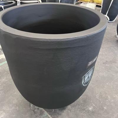 China Aluminum Bronze High Strength SiC Crucible for Aerospace Landing Gear Casting 150kg for sale