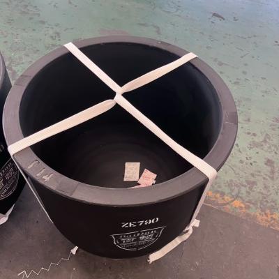 China Thermocouple Port Integrated Copper Melting SiC Crucible for Precise Digital Temperature Control for sale