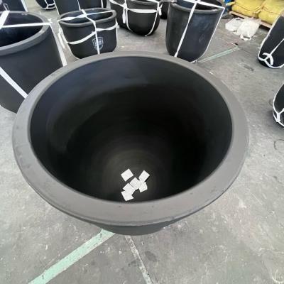 China Bulk Wholesale Pallet Pack Copper Melting SiC Graphite Crucible for Large Volume Foundry Supply for sale