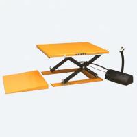 China Electric Pallet Lifter 1500kg Capacity Ultra Low Profile Scissor Lifting Table Platform 85-860mm Height for sale