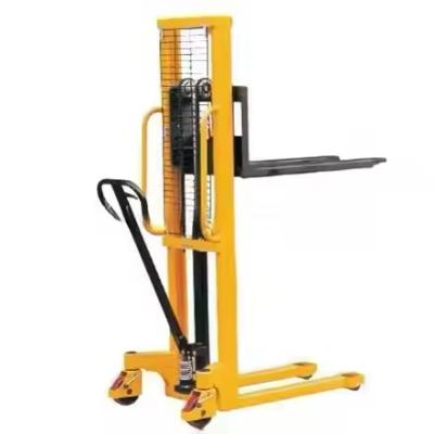 China Manual Hydraulic Stacker Forklift 1 Ton Capacity 1.6m Lifting Height with Dual-Mode Operation for sale