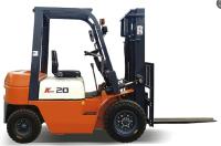 China CE Certified 2 Ton Diesel Forklift with Fork Positioner & Side Shifter - CPC20 Model 3000mm Lift Height for sale