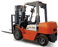 China CPC35 4x4 All-Terrain Diesel Forklift 3.5 Ton 3500kg Capacity with 3000mm Lift Height for sale
