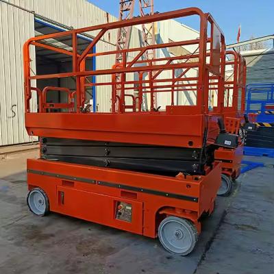 China Self-Propelled Hydraulic Scissor Lift Platform 4-16m Working Height 230-550kg Load Capacity for sale