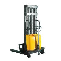 China 1000kg 1500kg 2000kg Semi Electric Pallet Truck with 1.6Kw Motor and 1480mm Turning Radius for Retail Industries for sale