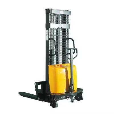 China 1000kg 1500kg 2000kg Semi Electric Pallet Truck with 1.6Kw Motor and 1480mm Turning Radius for Retail Industries for sale