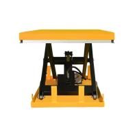 China Electric Hydraulic Scissor Lift Platform 1000-4000kg Capacity with 205-1400mm Lift Height for Industrial Use for sale