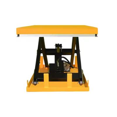 China Electric Hydraulic Scissor Lift Platform 1000-4000kg Capacity with 205-1400mm Lift Height for Industrial Use for sale