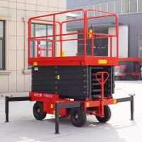 China Electric Hydraulic Scissor Lift Platform 4-18m Height with 300-2000kg Capacity for Industrial Aerial Work for sale
