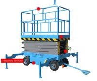 China Hydraulic Semi-electric Scissor Lift 8m to 18m Aerial Work Platform 500kg Capacity for sale
