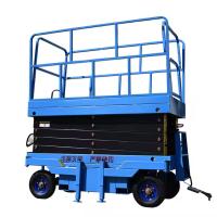 China Hydraulic Semi-electric Scissor Lift 8m to 18m Aerial Work Platform 500kg Capacity for sale