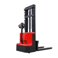 China Electric Pallet Stacker 1500kg 2000kg Capacity with 1600mm Turning Radius and 3500mm Lift Height for sale